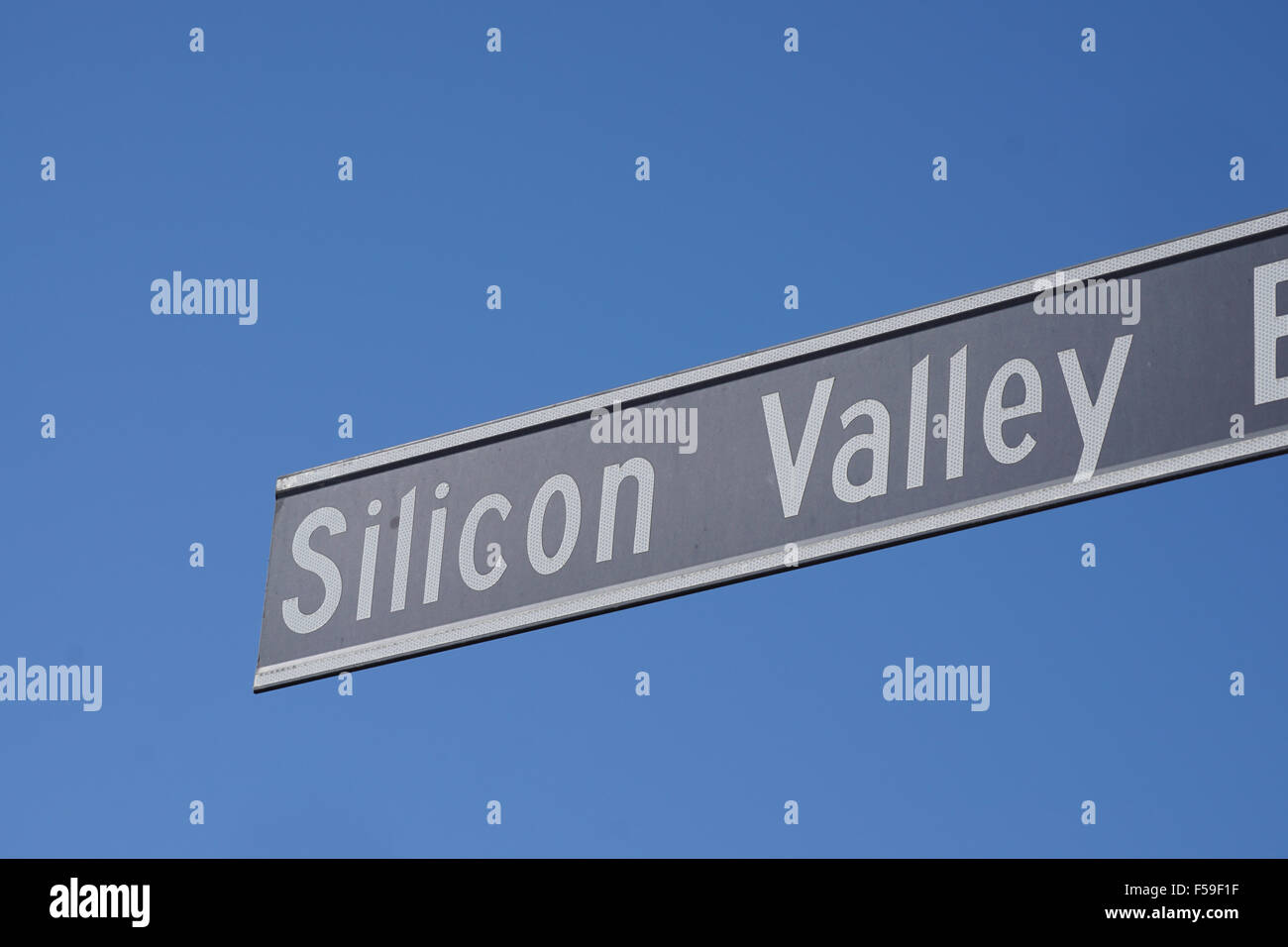 Silicon Valley Street Sign Stock Photo - Alamy