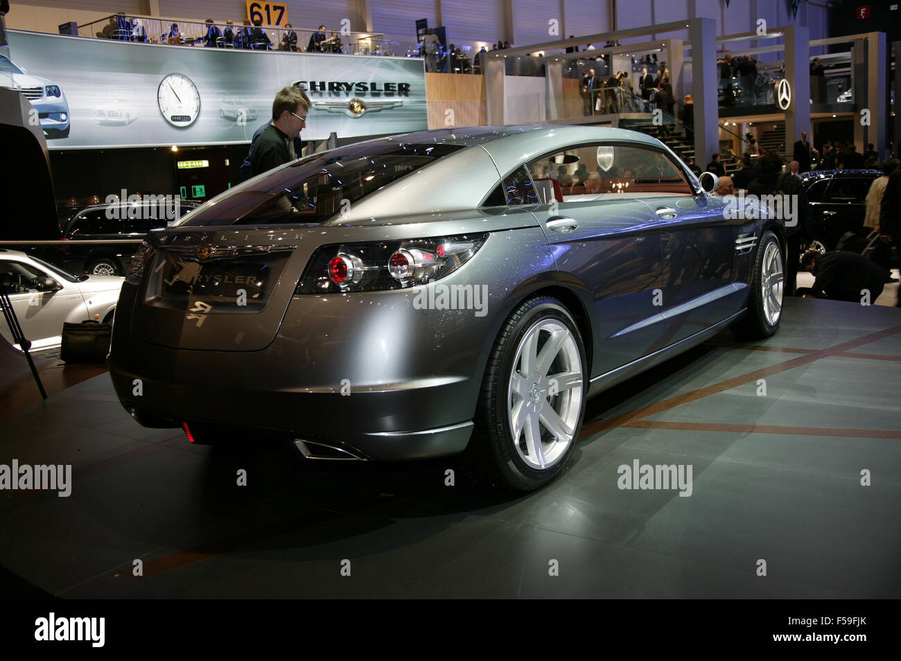 Chrysler Airflite Concept car on display at the geneva motorshow 2003 ...