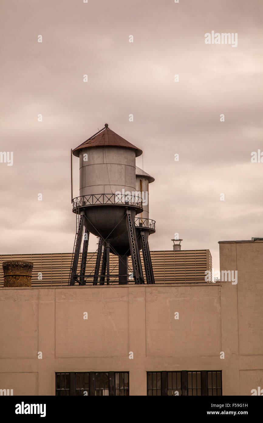Water storage tank or Tower, Chelsea, Manhattan, New York City, United ...