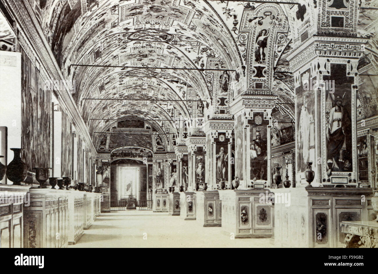 The Vatican Library, Vatican City Stock Photo - Alamy