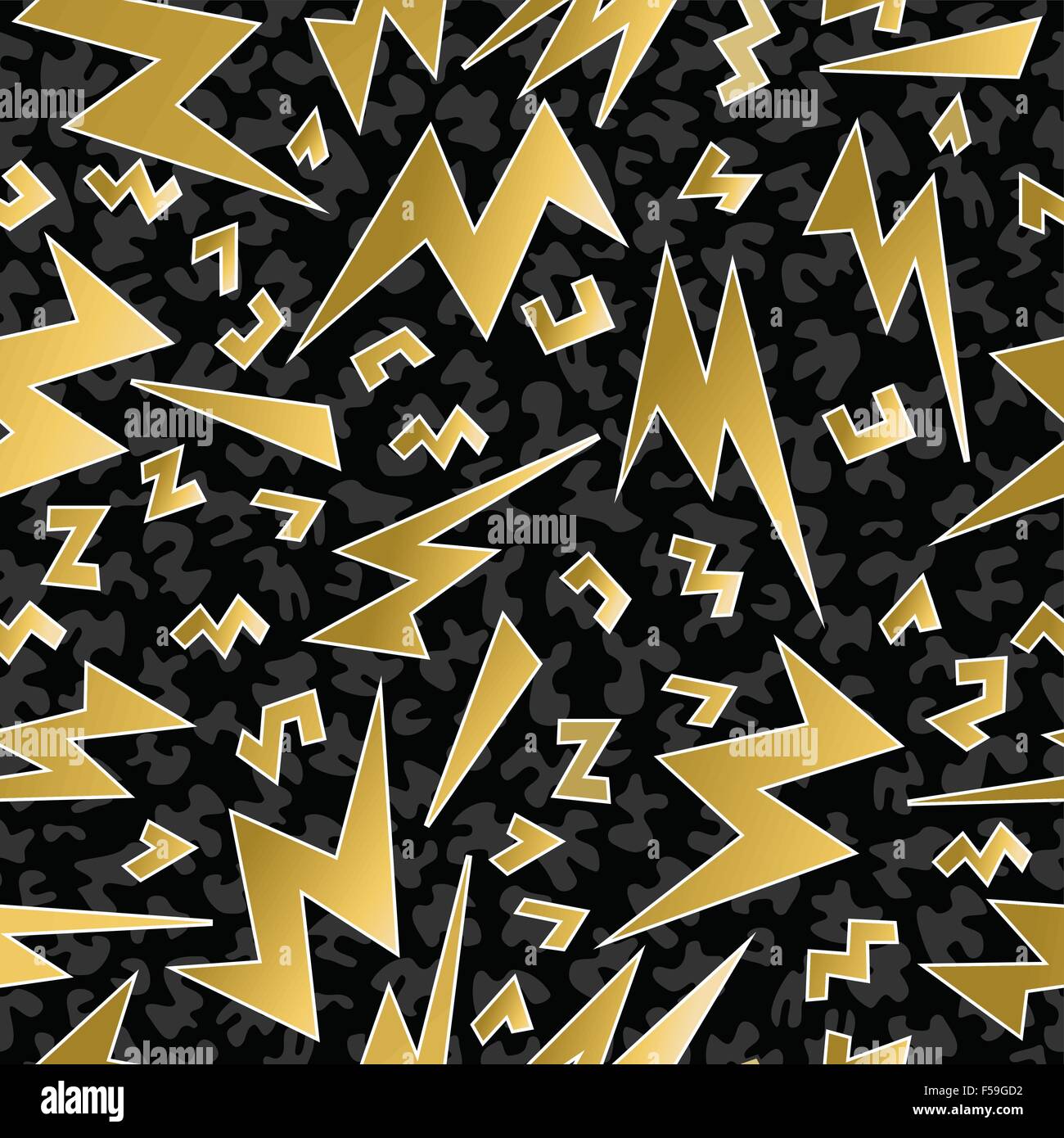 Bright 80s retro seamless Stock Vector Images - Alamy