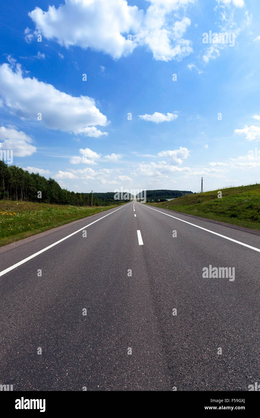asphalt road . spring Stock Photo - Alamy