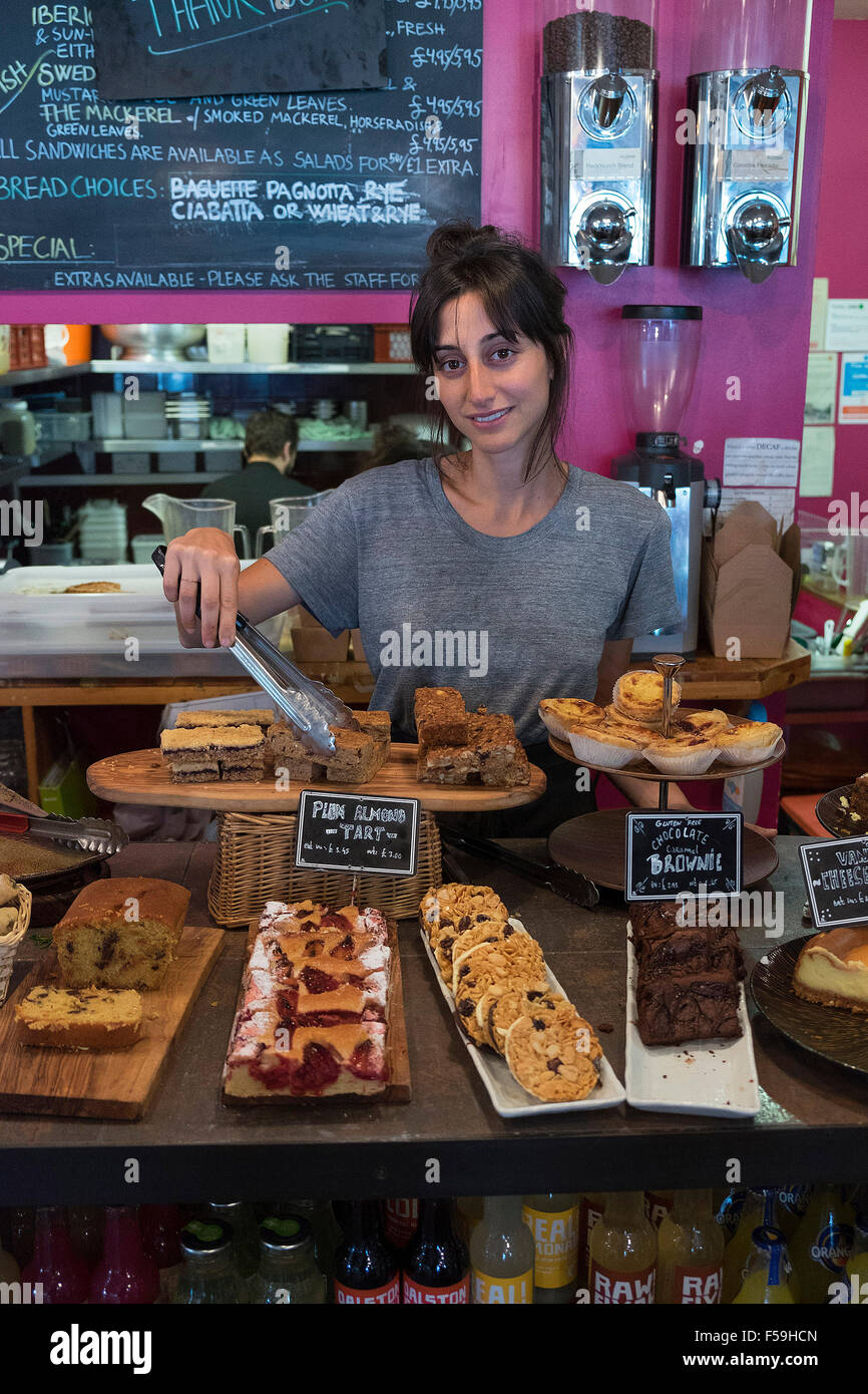 Broadway Market, London E8: La Bouche delicatessen Stock Photo - Alamy