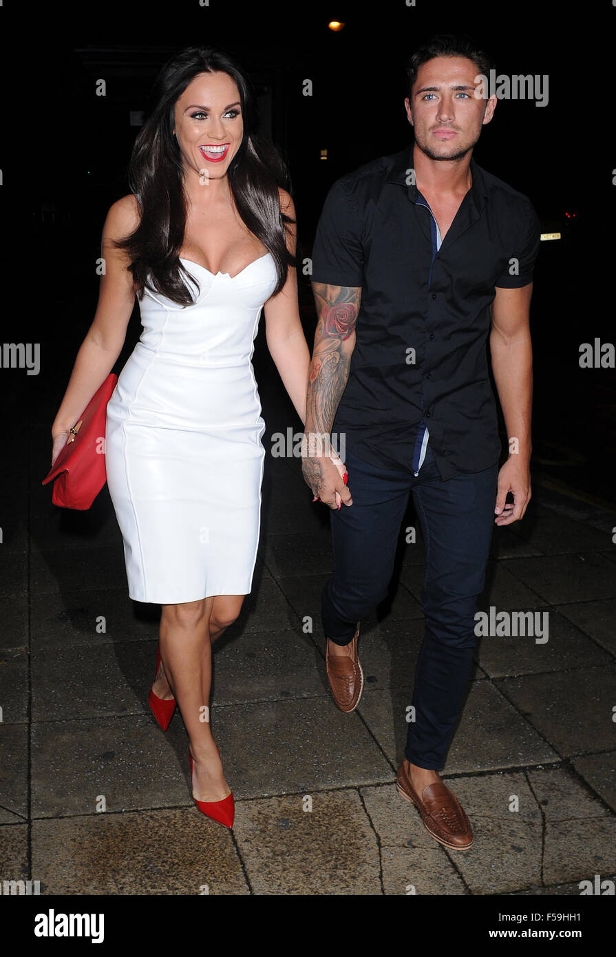 Celebrities at Nu Bar in Loughton, Essex Featuring: Vicky Pattinson ...