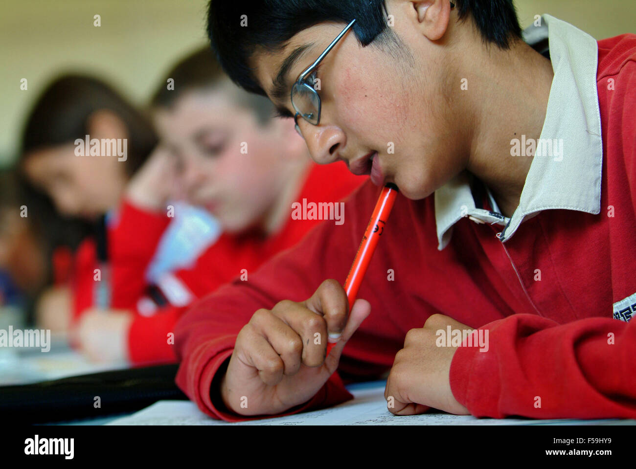 Students Sitting Their Year 6 SATs Test At Roath Park Primary School students-sitting-their-year-6-sats-test-at-roath-park-primary-school