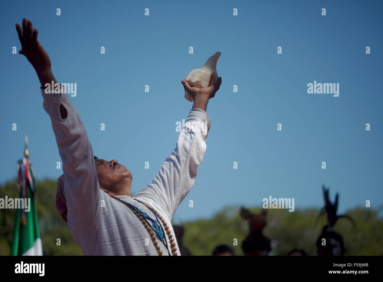 Mayan Shaman Silhouette