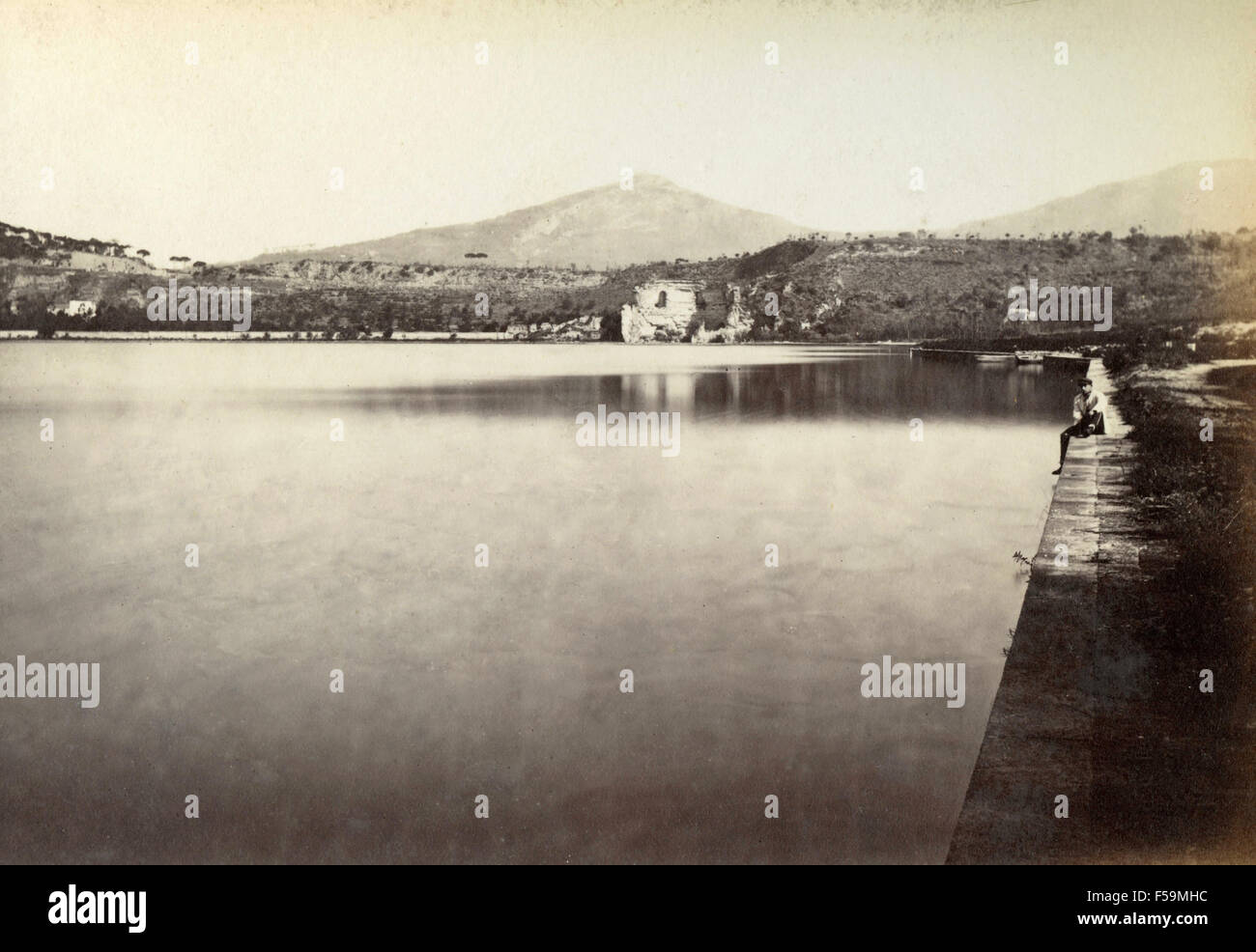 Lake Averno, Italy Stock Photo - Alamy