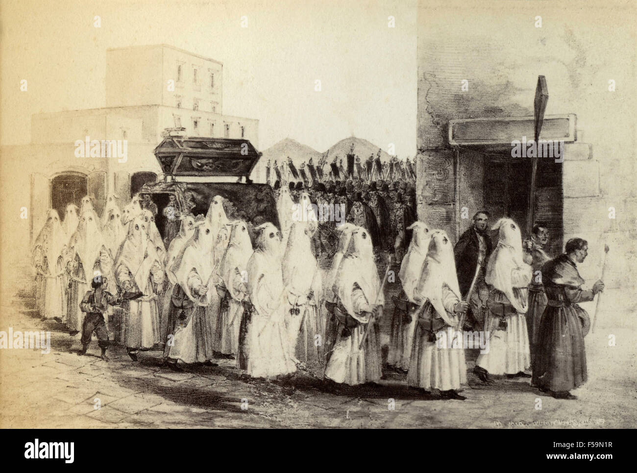 Procession of the Holy Spirit, Paintings, Naples, Italy Stock Photo - Alamy