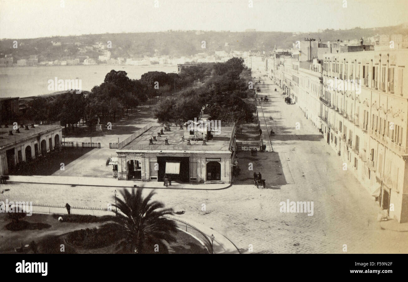 Riviera di Chiaia, Naples, Italy Stock Photo - Alamy