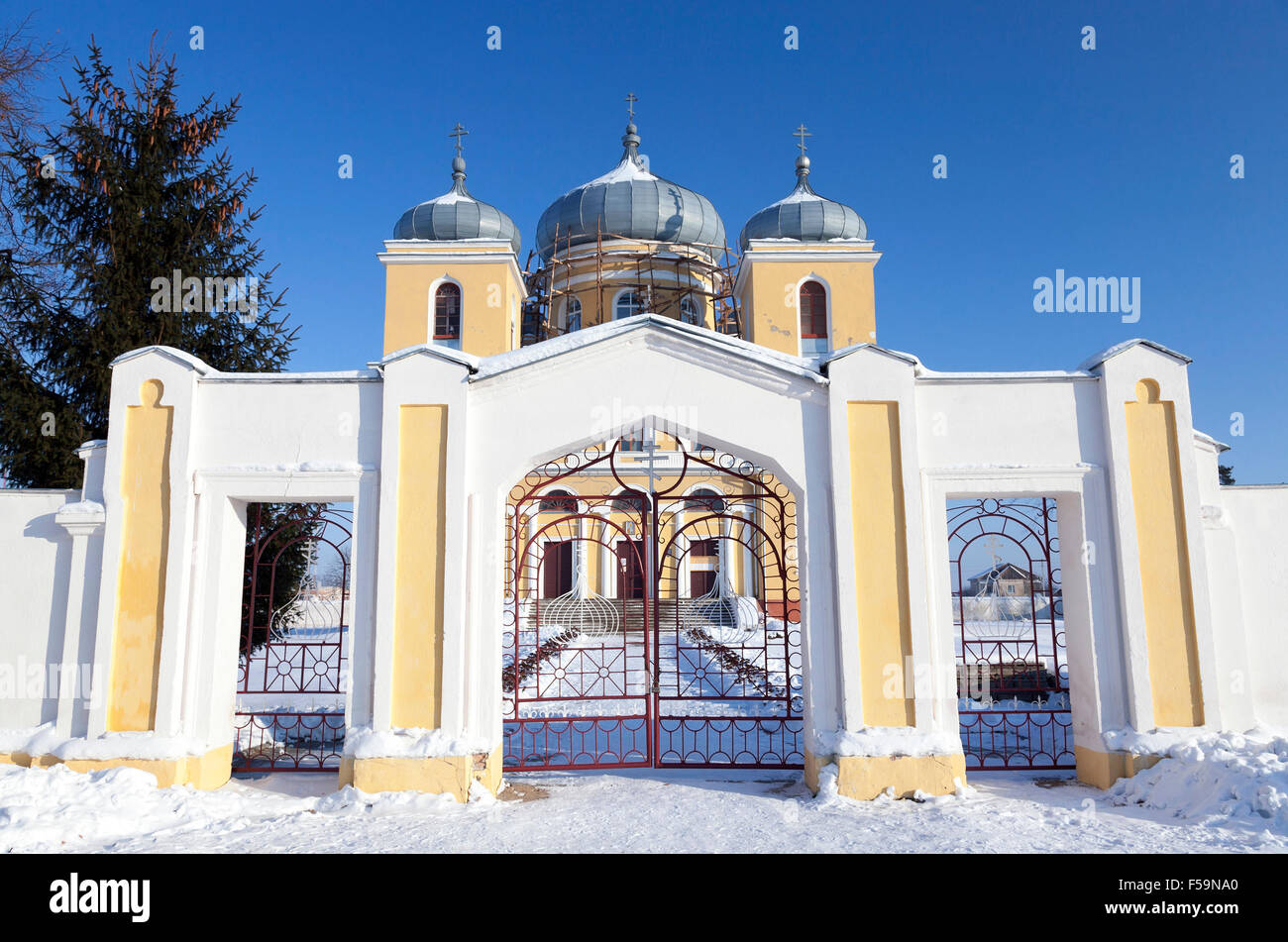 Orthodox Church . Belarus Stock Photo - Alamy