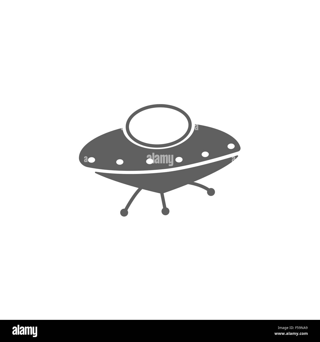 UFO icon vector Stock Vector Image & Art - Alamy