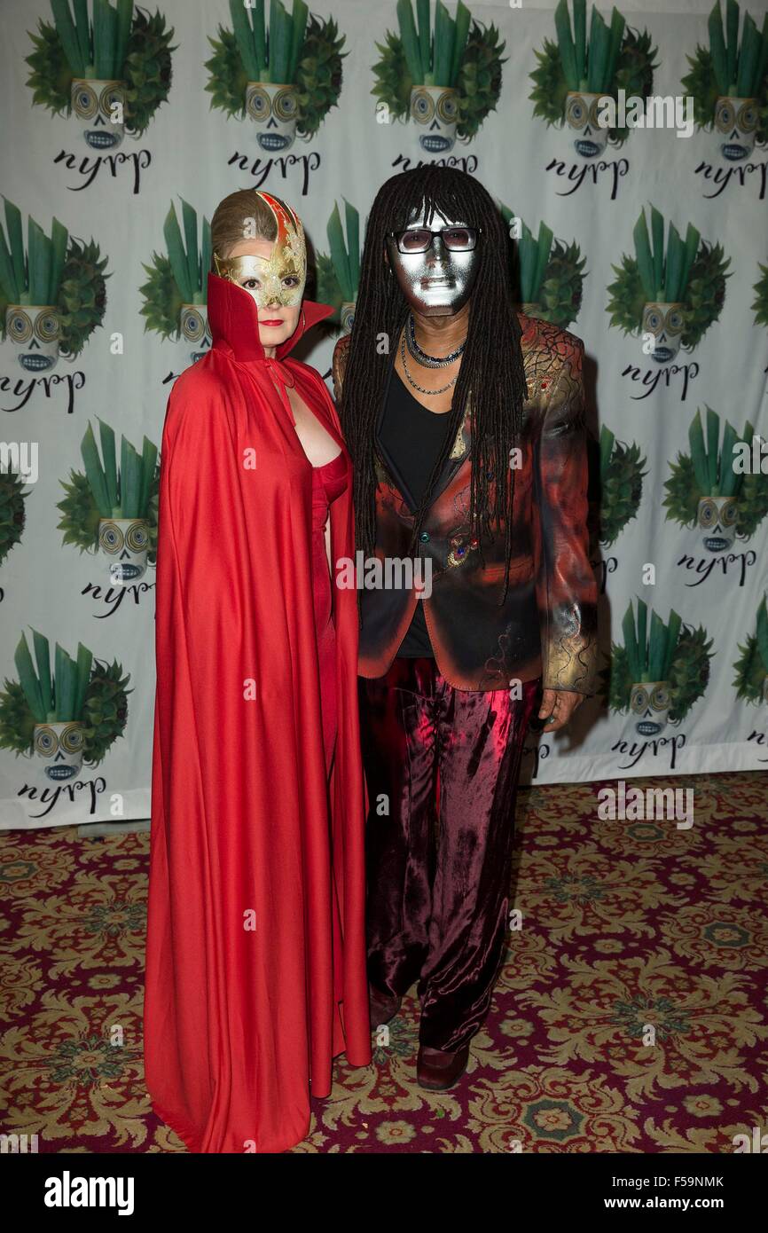 New York, NY, USA. 30th Oct, 2015. Nancy Hunt, Nile Rodgers at arrivals ...