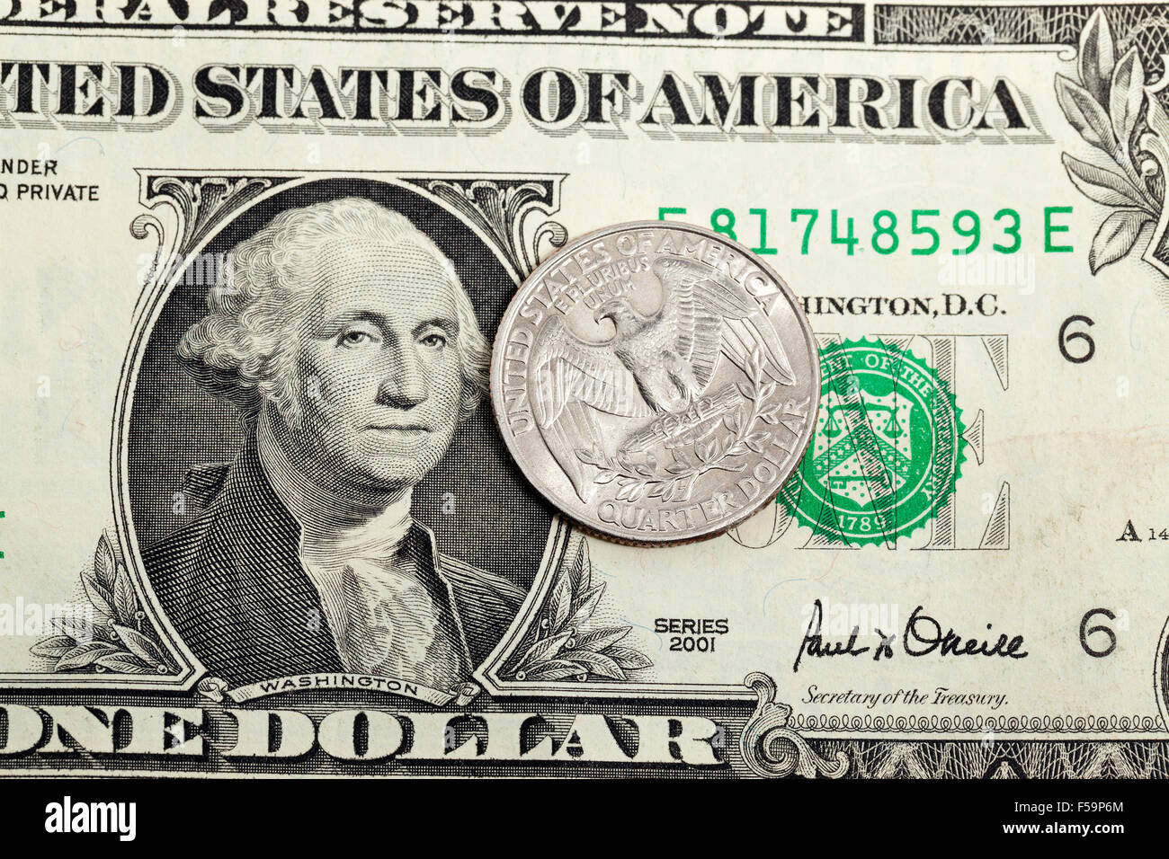 US Dollar . close-up Stock Photo - Alamy