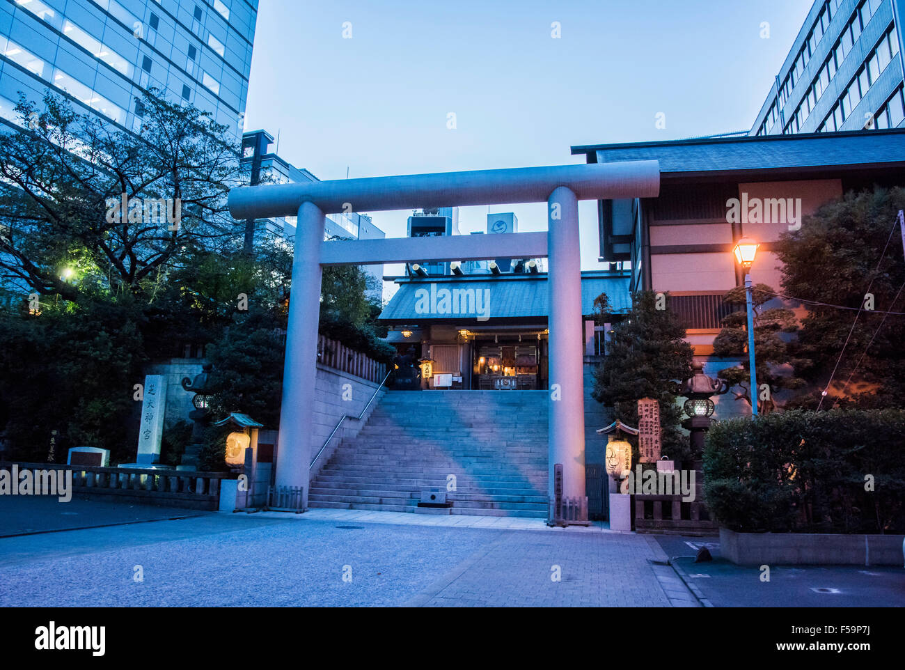 Shiba Daijingu Shrine,Minato-Ku,Tokyo,Japan Stock Photo - Alamy