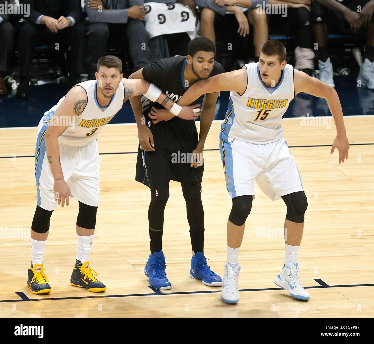 Karl anthony towns jokic hi-res stock photography and images - Alamy