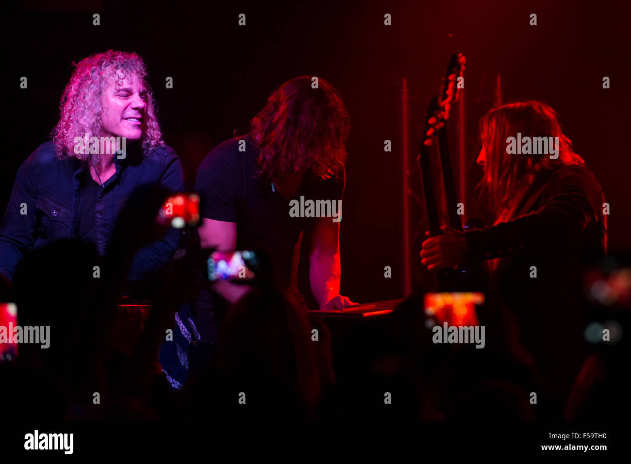 Asbury Park, New Jersey. 30th Oct, 2015. David Bryan, keyboard player ...