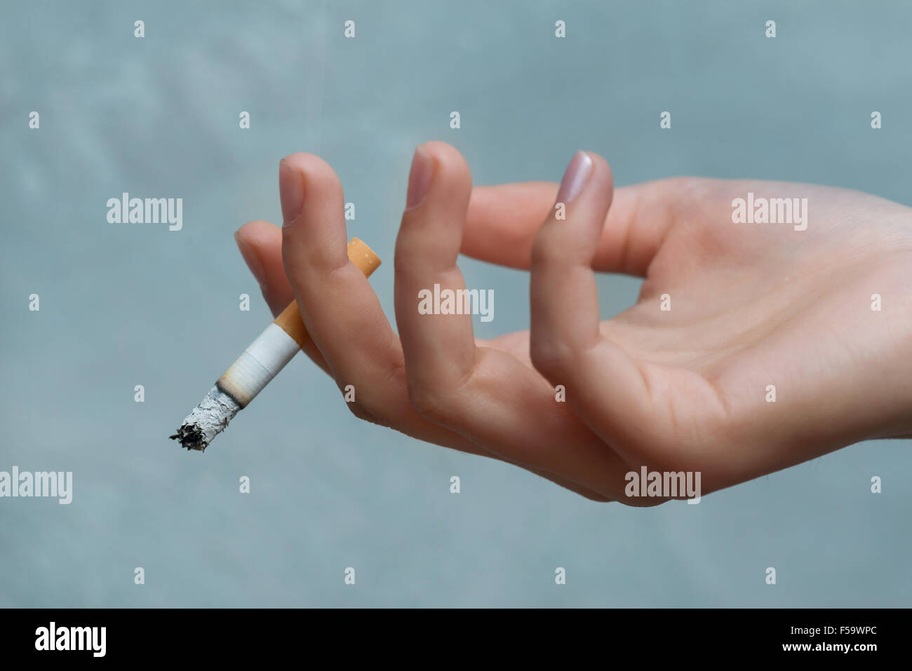 Cigarette Smoke Girl Sad