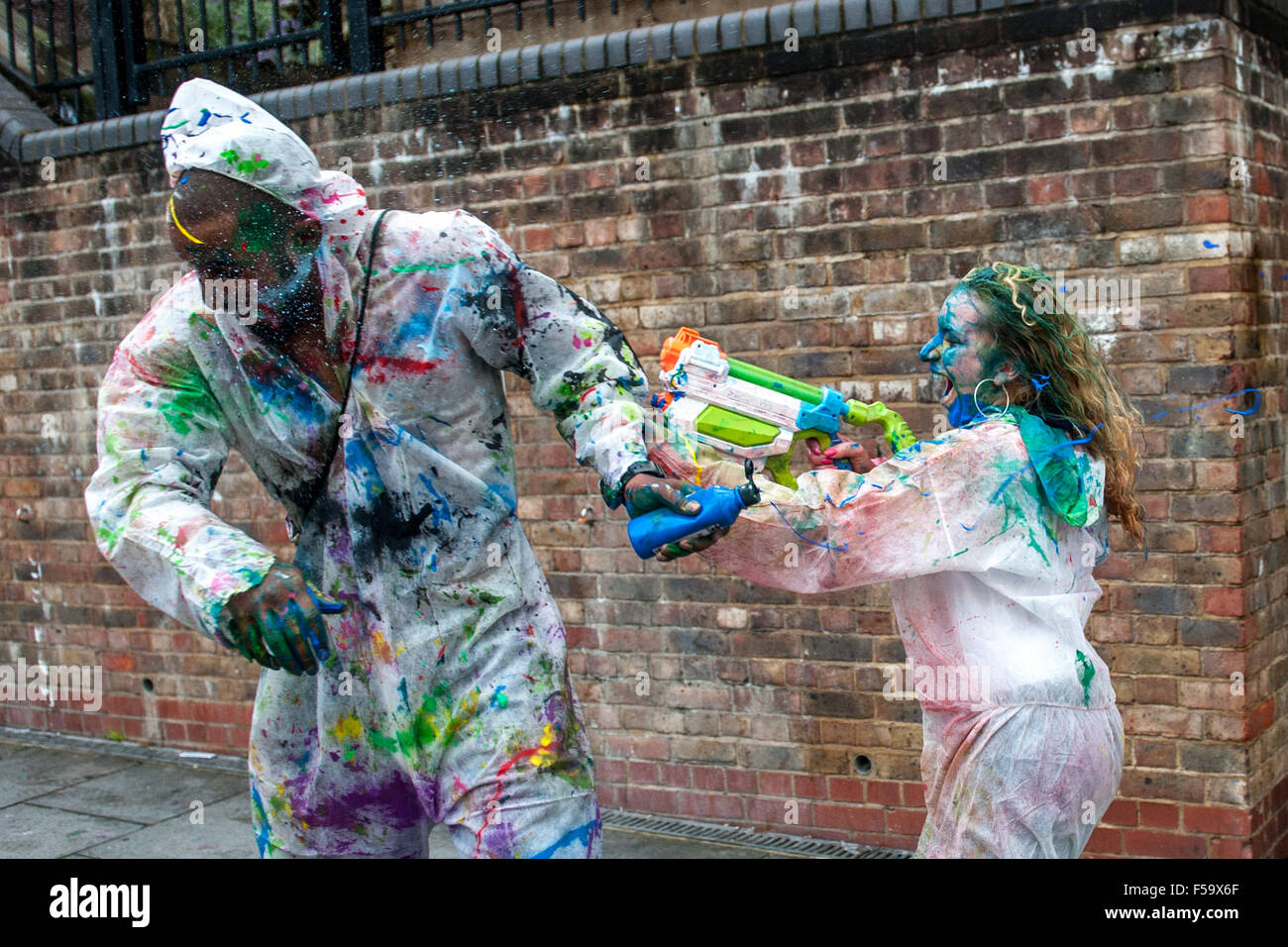 Notting hill carnival jouvert hi-res stock photography and images - Alamy