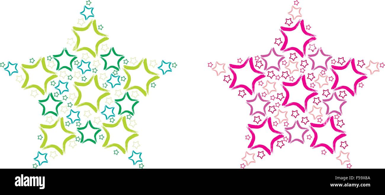 Stars in the forest Cut Out Stock Images & Pictures - Alamy