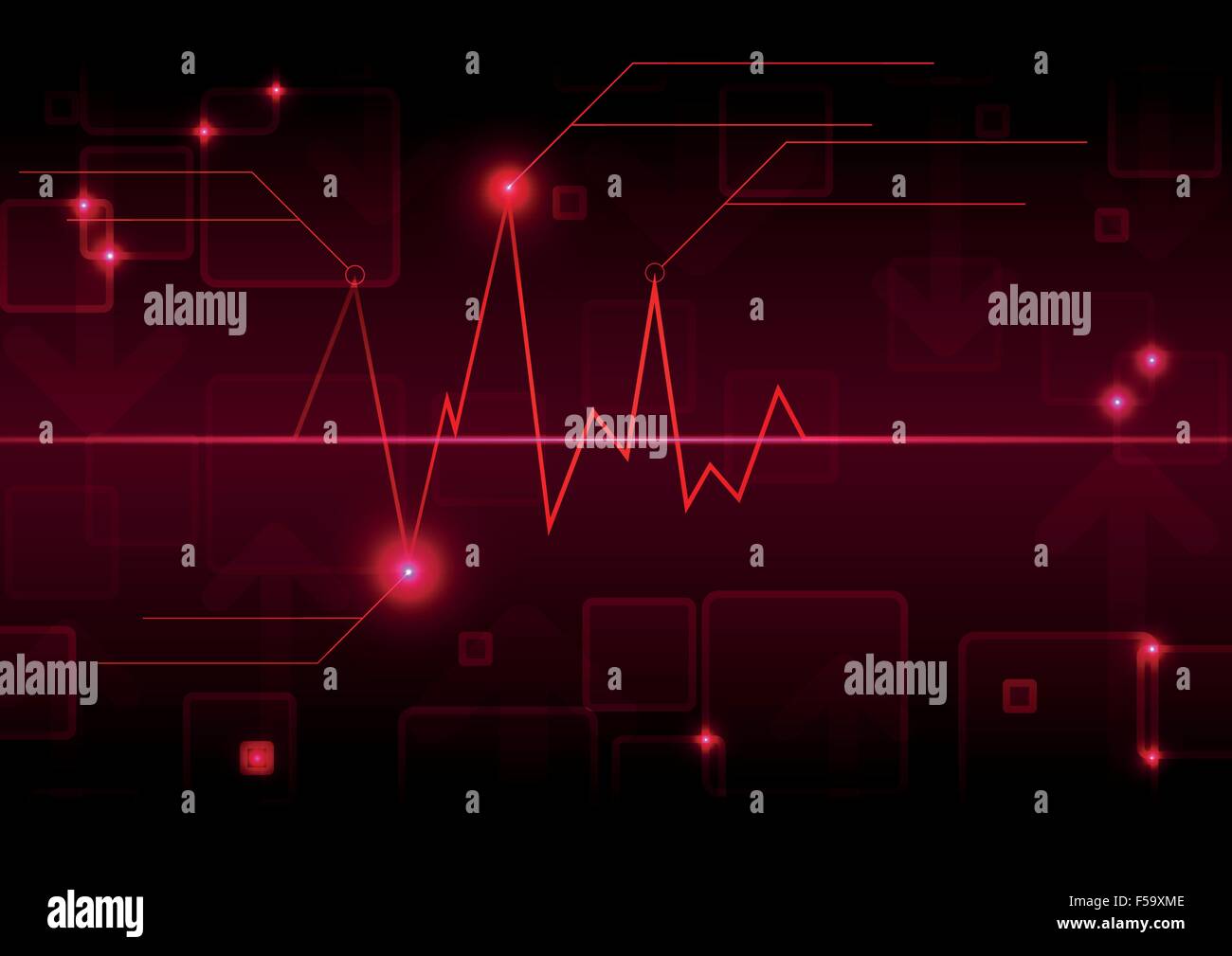 Abstract graph background, VECTOR, EPS10 Stock Vector Image & Art - Alamy
