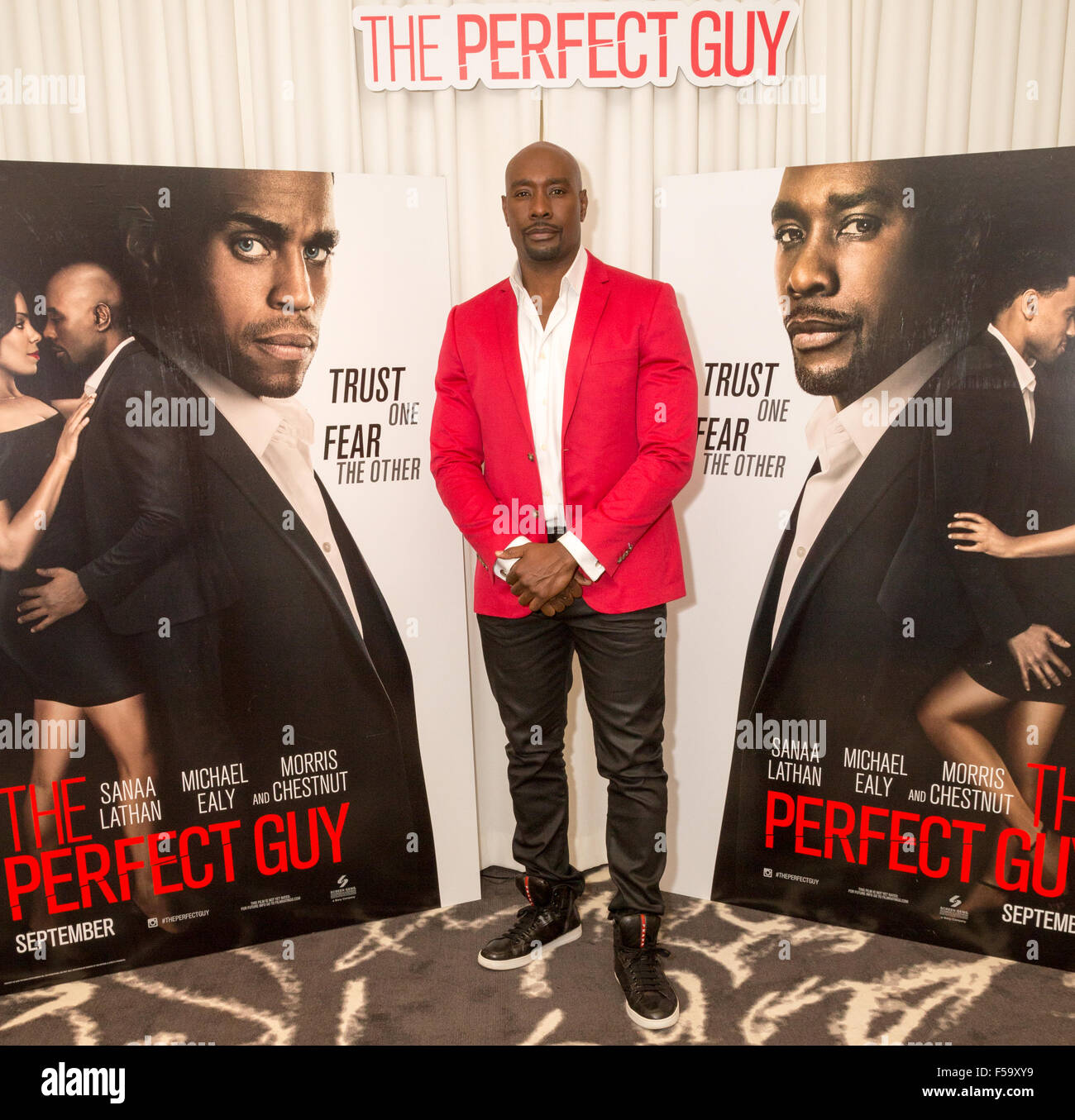 'The Perfect Guy' photocall and signing Featuring: Morris Chestnut ...