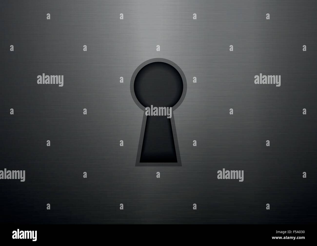 Keyhole on metal texture background, VECTOR, EPS10 Stock Vector Image ...