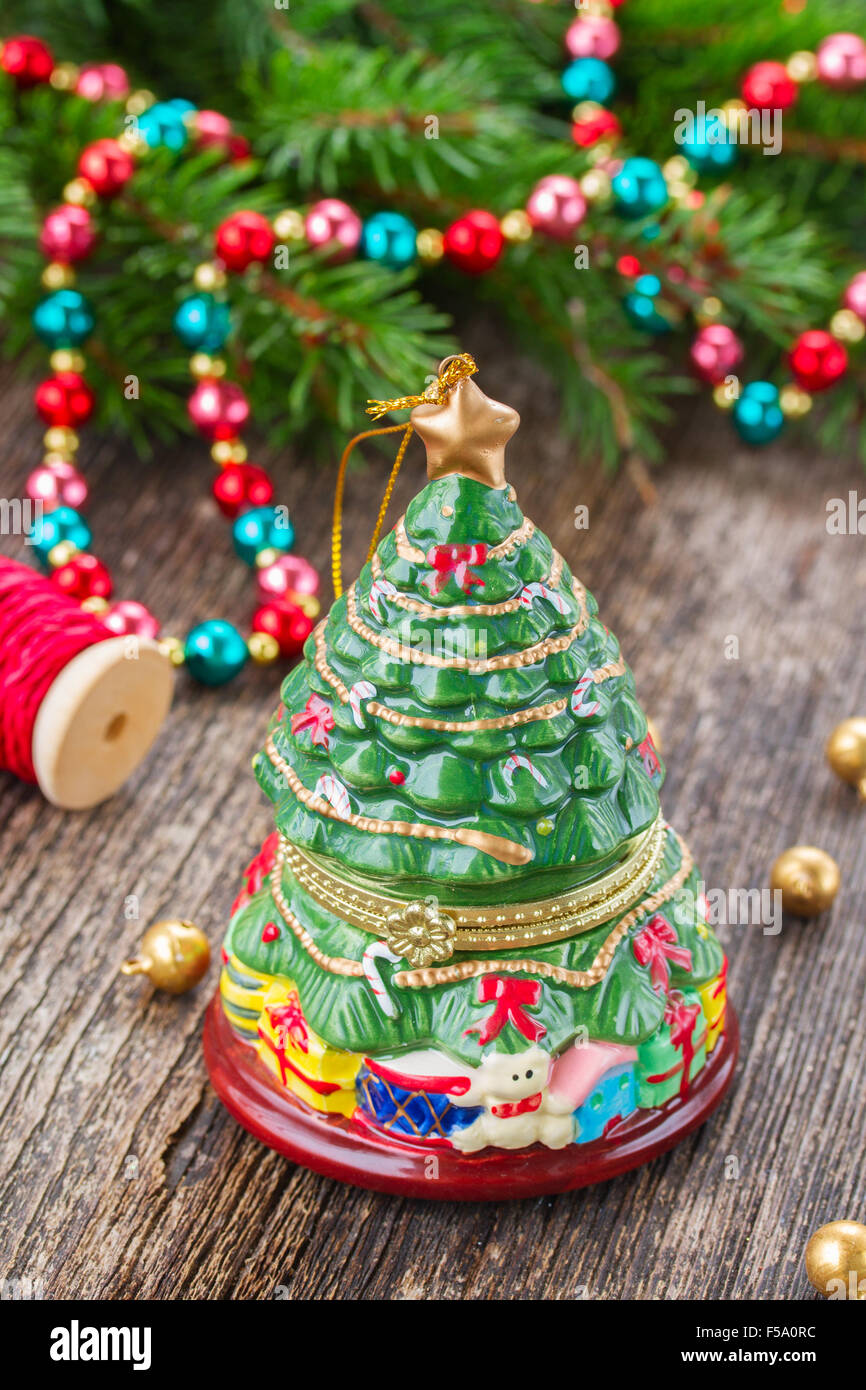 christmas evergreen tree Stock Photo - Alamy