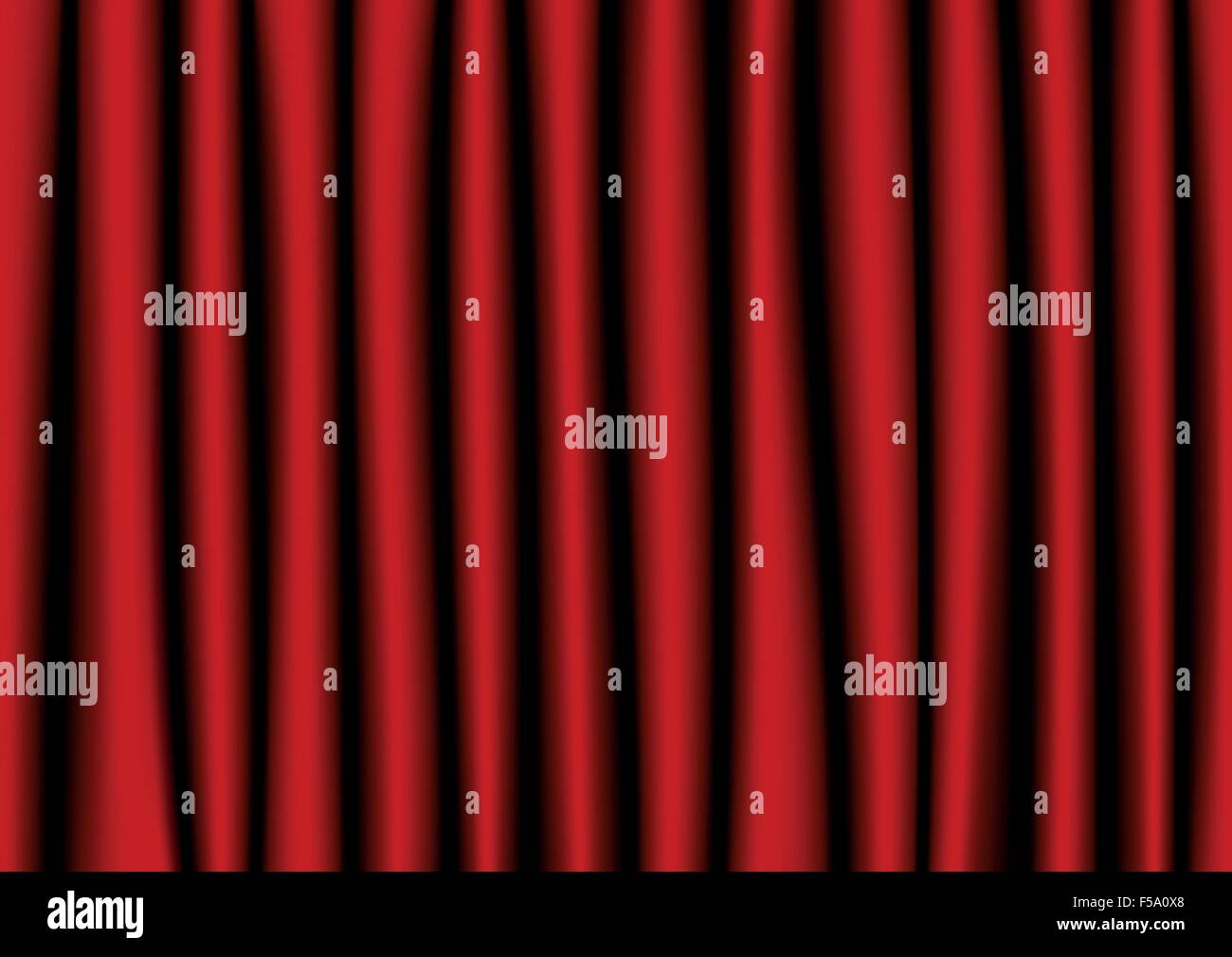 Red realistic curtain, VECTOR, EPS10 Stock Vector Image & Art - Alamy