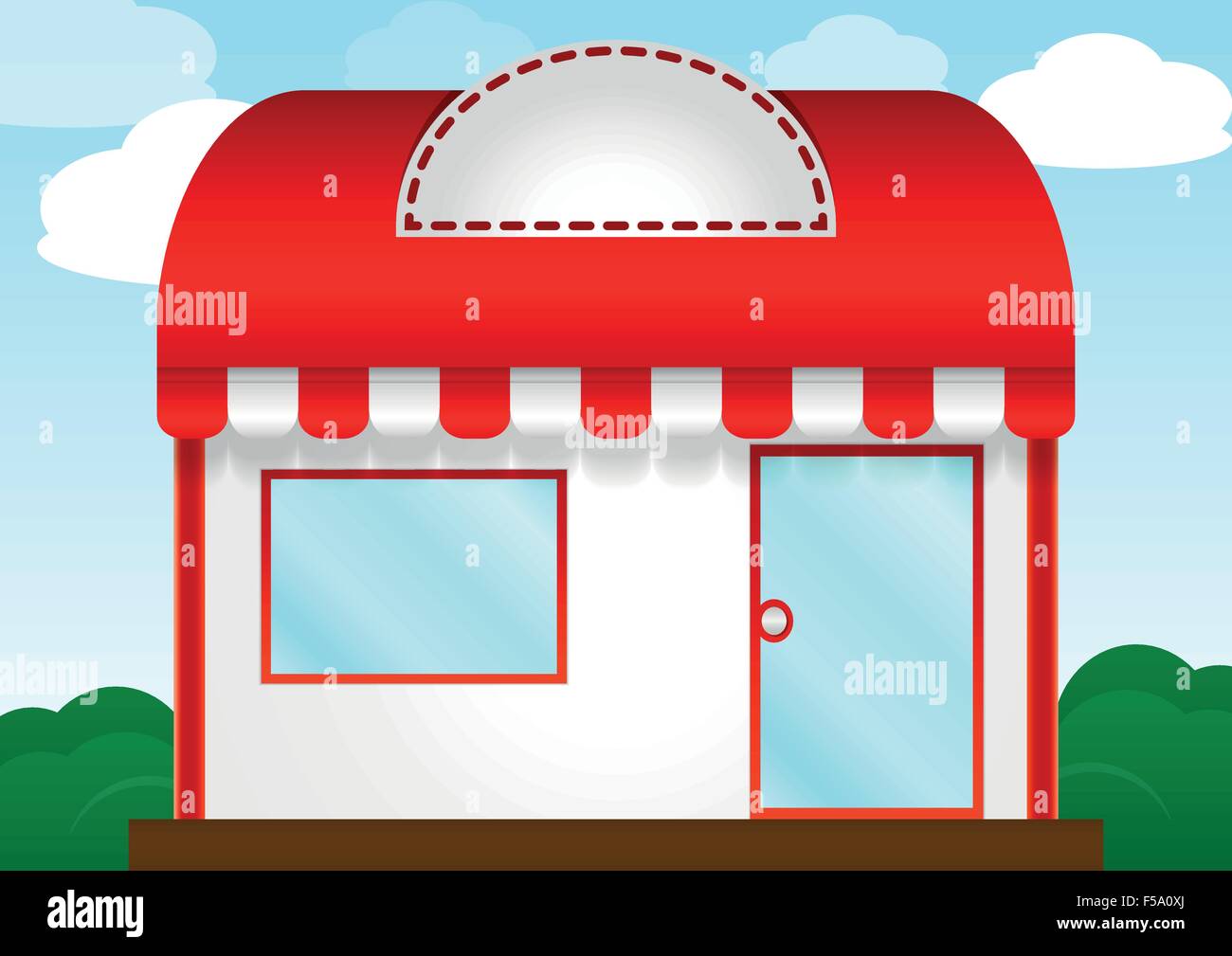 Red frontdoor Stock Vector Images - Alamy