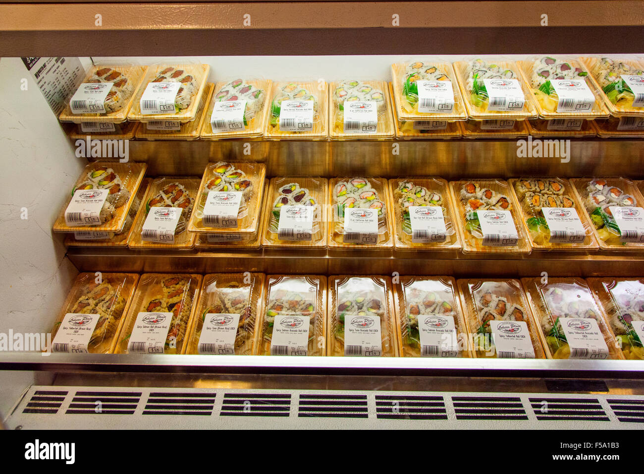 Sushi at The Lobster Place seafood Market or fishmongers, Chelsea Food ...