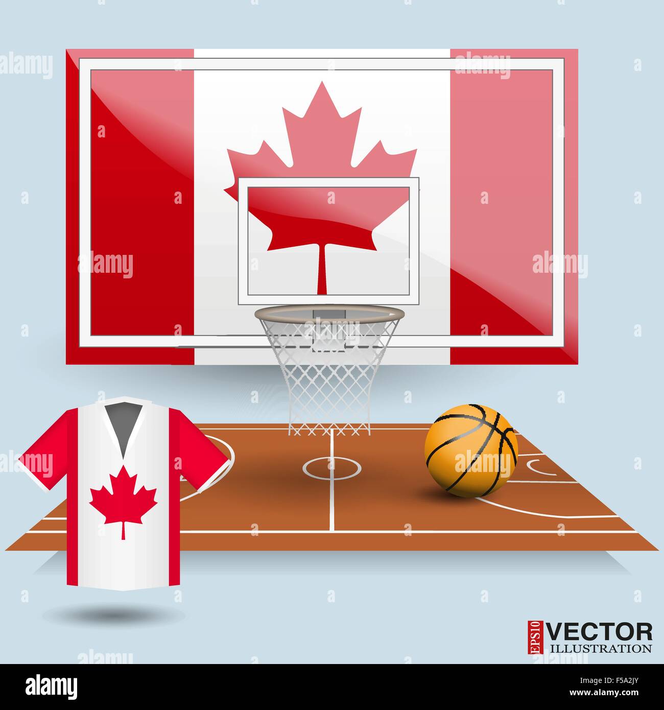 Vector Illustration Basketball Background Stock Vector Image & Art - Alamy