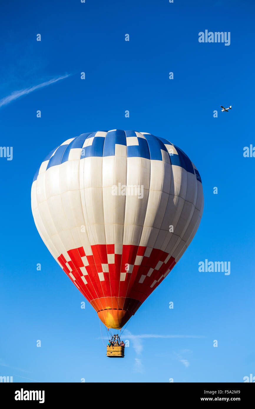 hot air balloon, Czech republic, Europe Stock Photo - Alamy