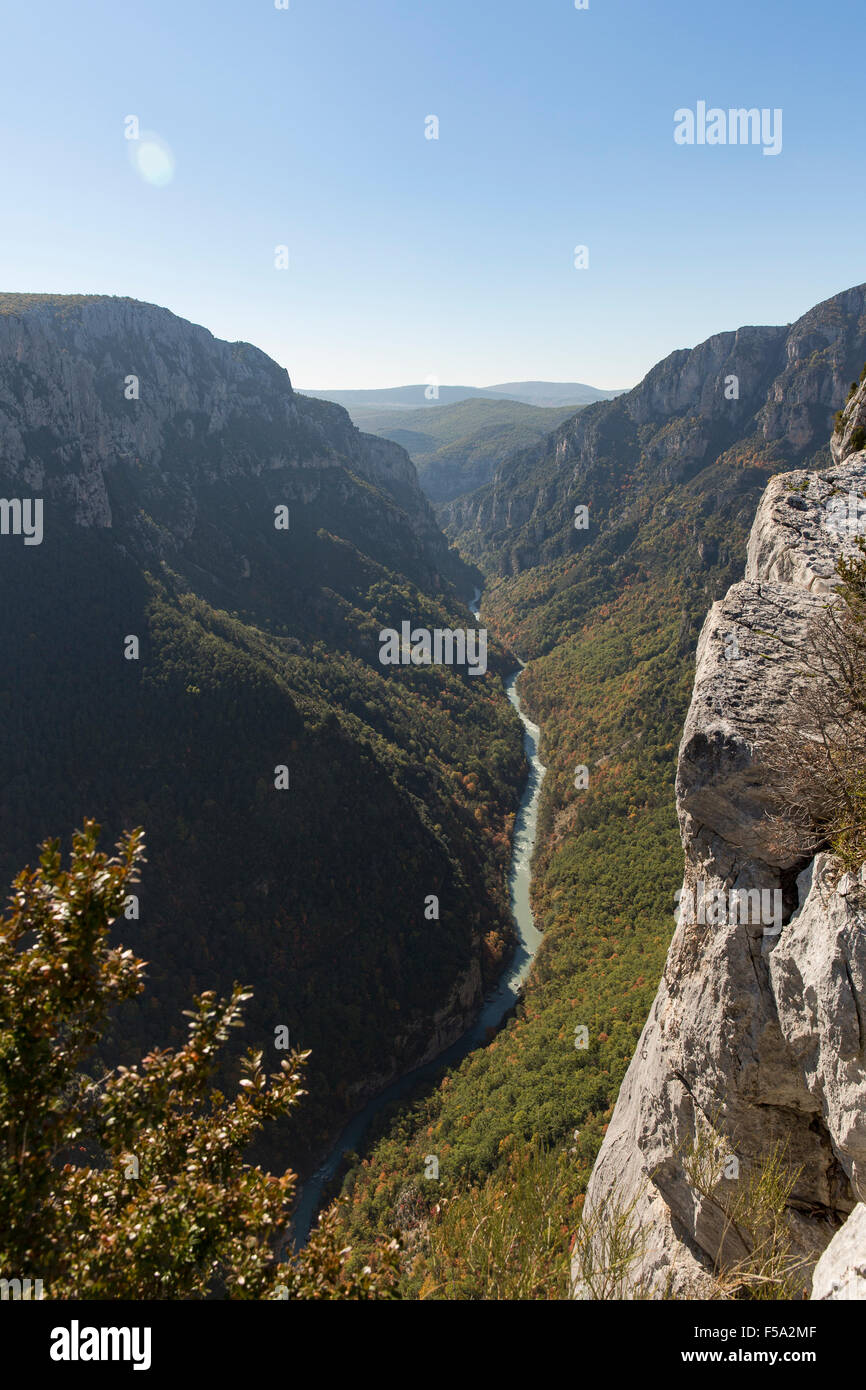 View over Verdon river Stock Photo - Alamy