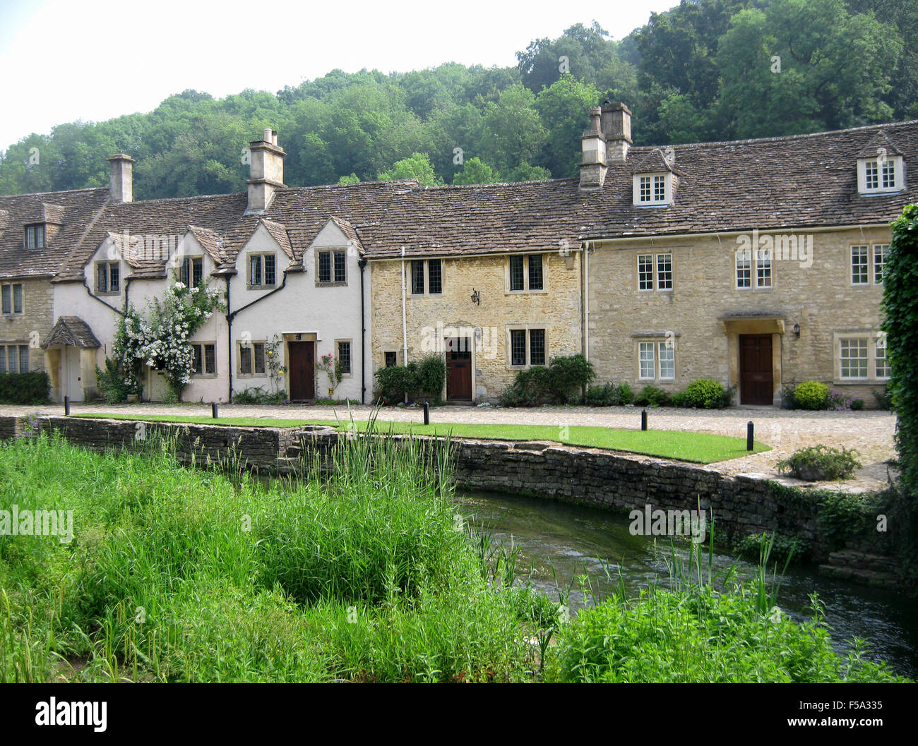 Cottages at Castle Combe, Cippenham, Wiltshire-2 Stock Photo - Alamy