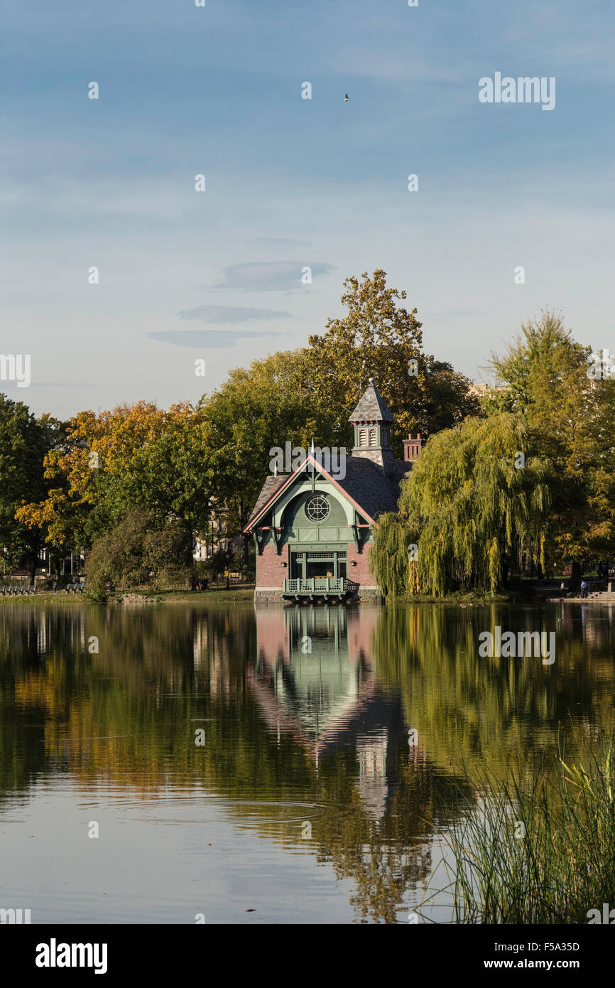 The Harlem Meer is a small body of water located on the far north edge ...