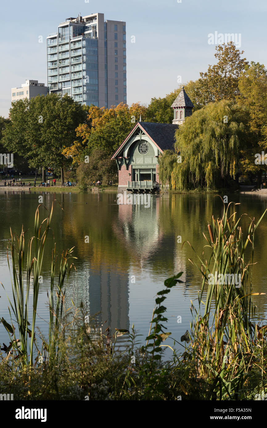 The Harlem Meer is a small body of water located on the far north edge ...