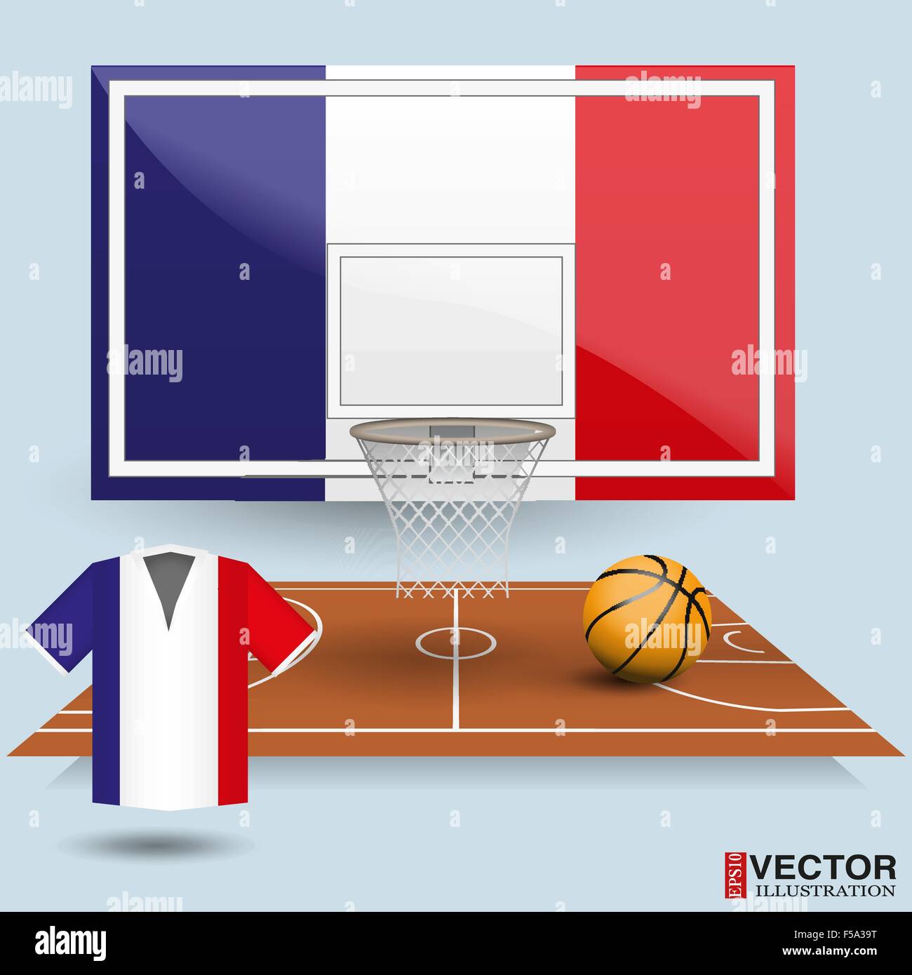 Vector Illustration Basketball Background Stock Vector Image & Art - Alamy