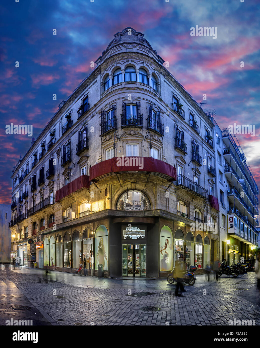 historic building in Sevilla, Spain Stock Photo - Alamy
