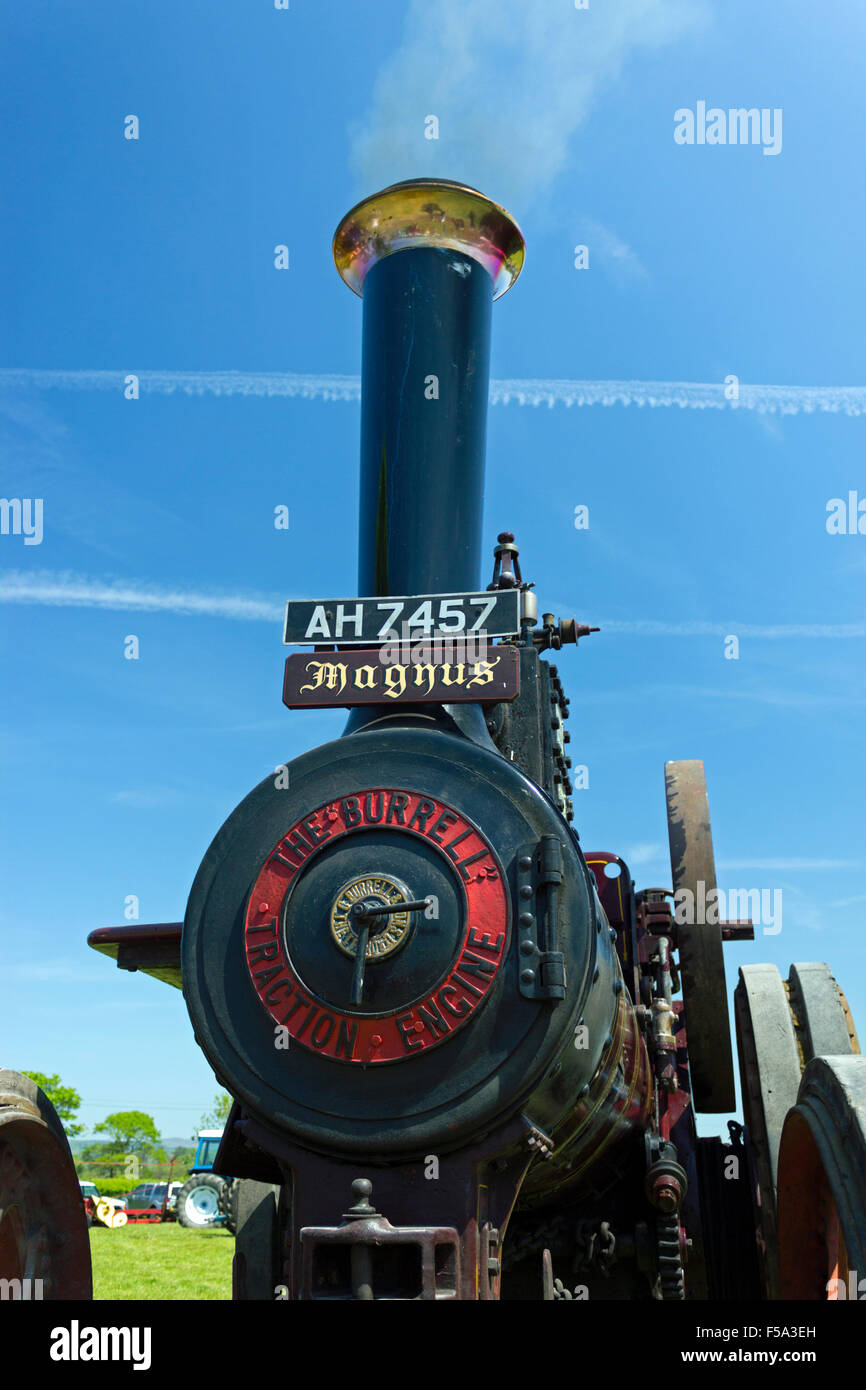 Burrell Traction Engine Stock Photo - Alamy