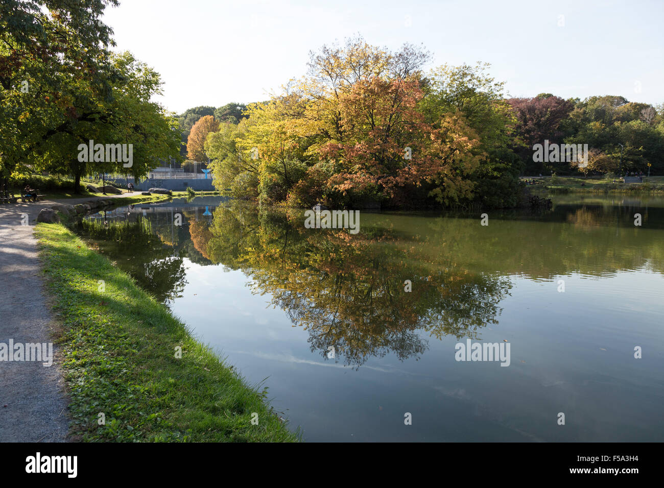 The Harlem Meer is a small body of water located on the far north edge ...