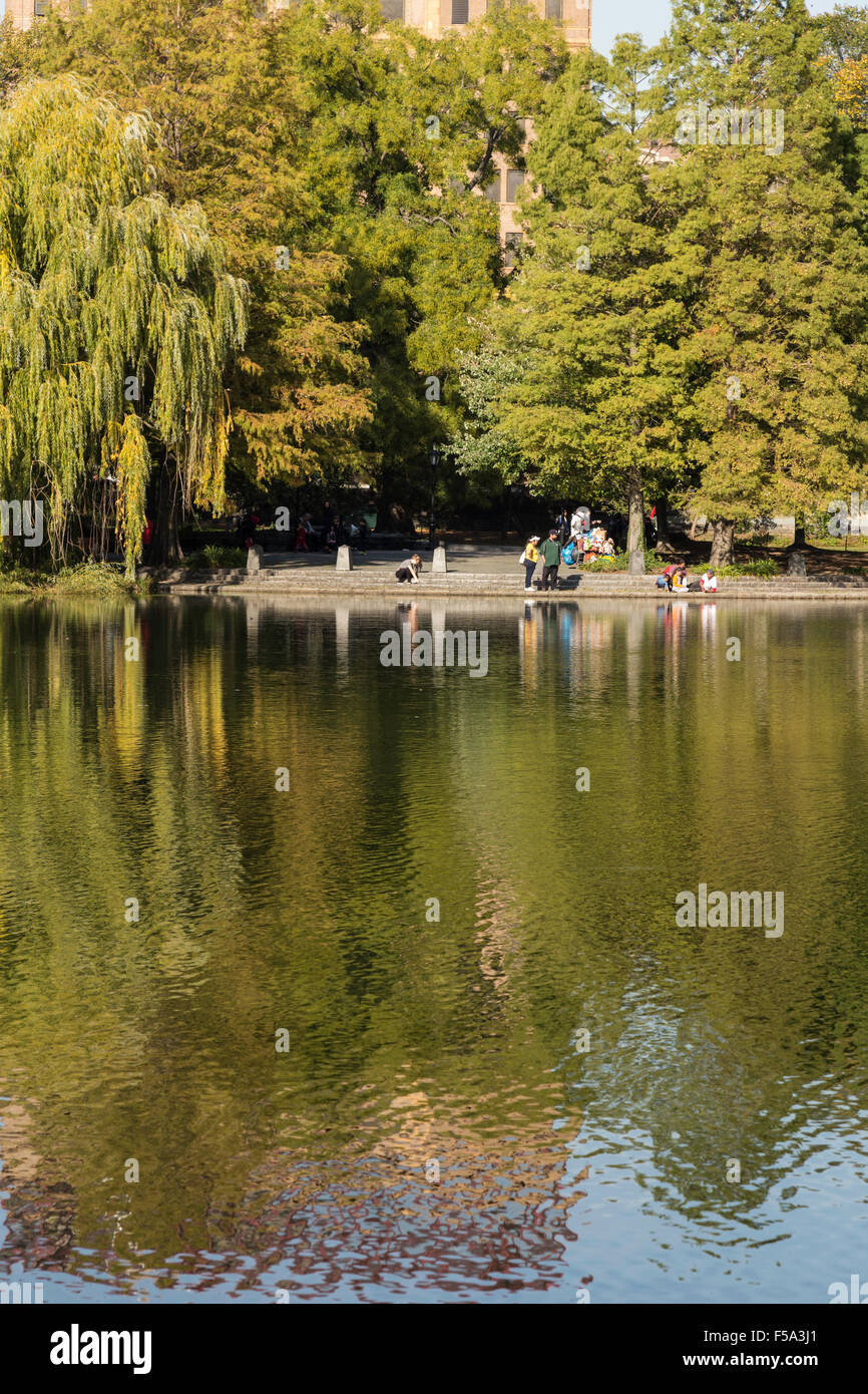The Harlem Meer is a small body of water located on the far north edge ...