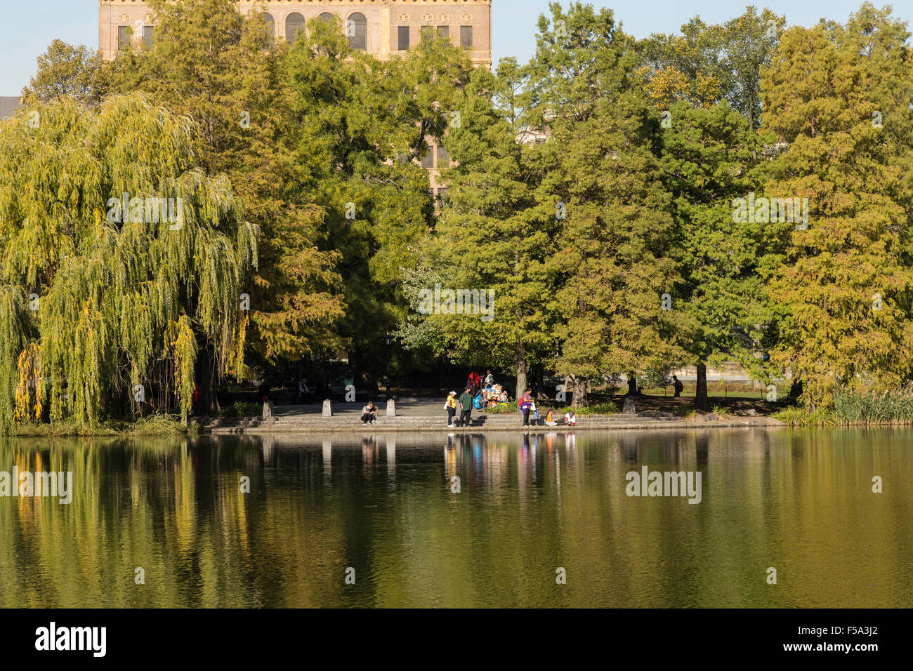 The Harlem Meer is a small body of water located on the far north edge ...