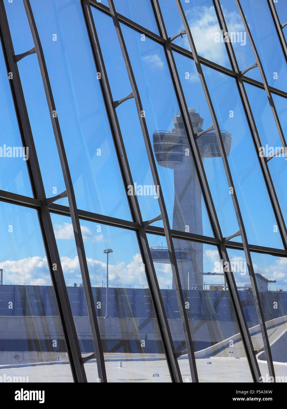 Control Tower at John F. Kennedy International Airport, New York Stock ...