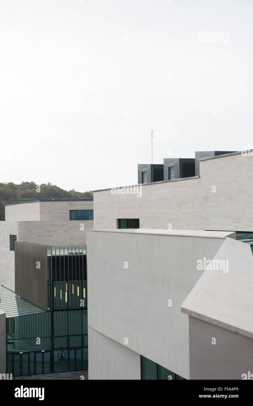 Exterior of the new 'Pontio' Performing Arts and Innovation Centre ...
