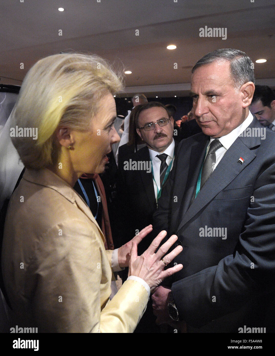 Manama, Bahrain. 30th Oct, 2015. German Defense Minister Ursula von der ...