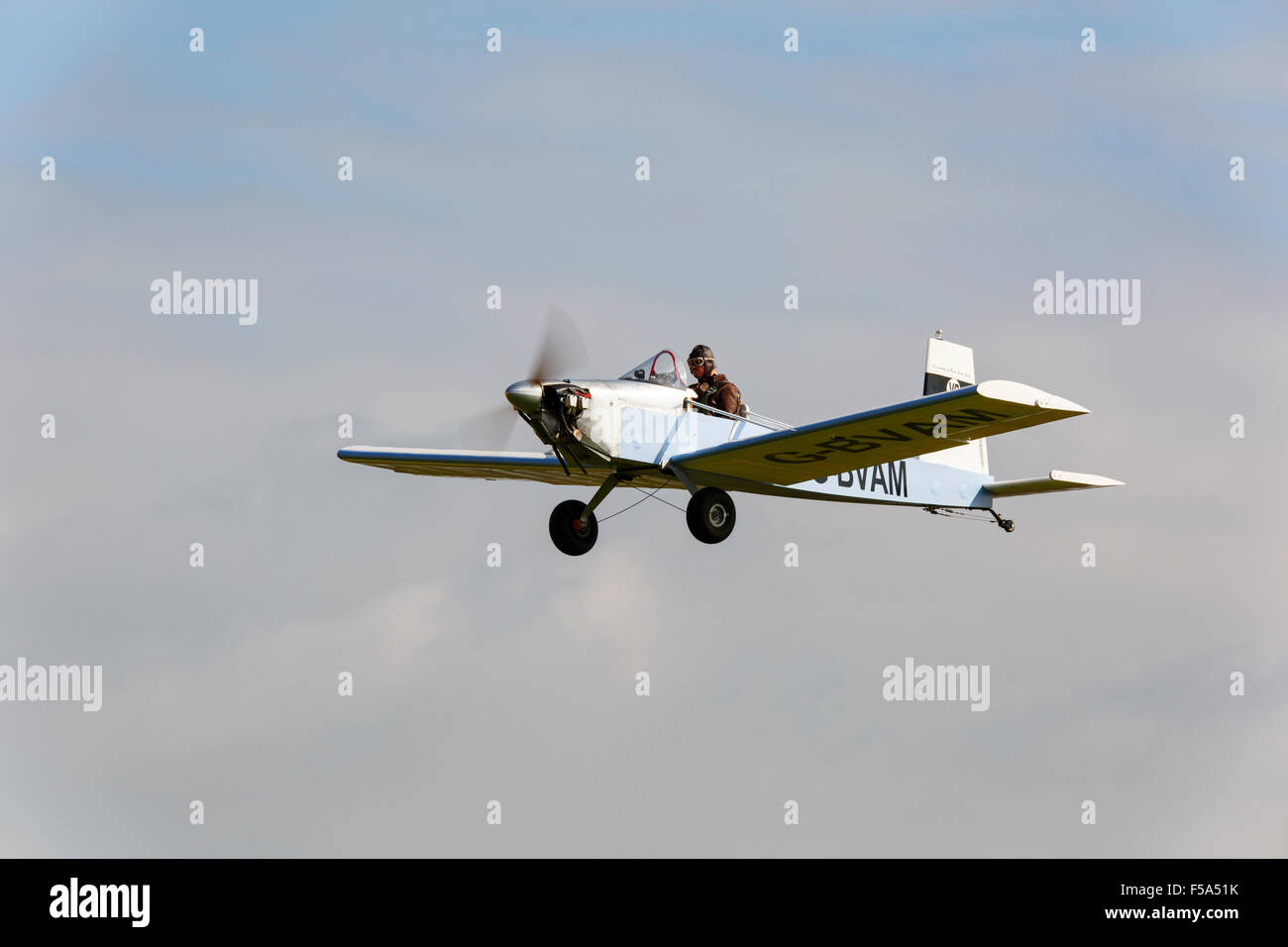 Evans VP-1 Series 2 Volksplane G-BVAM in flight at Breighton Airfield ...