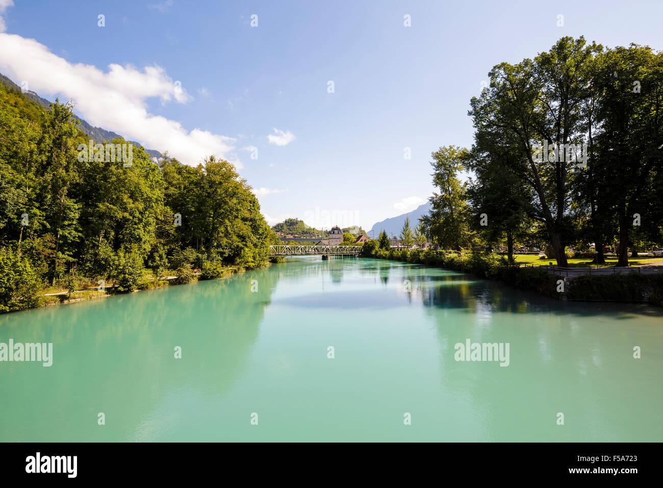 The river Aare Stock Photo - Alamy