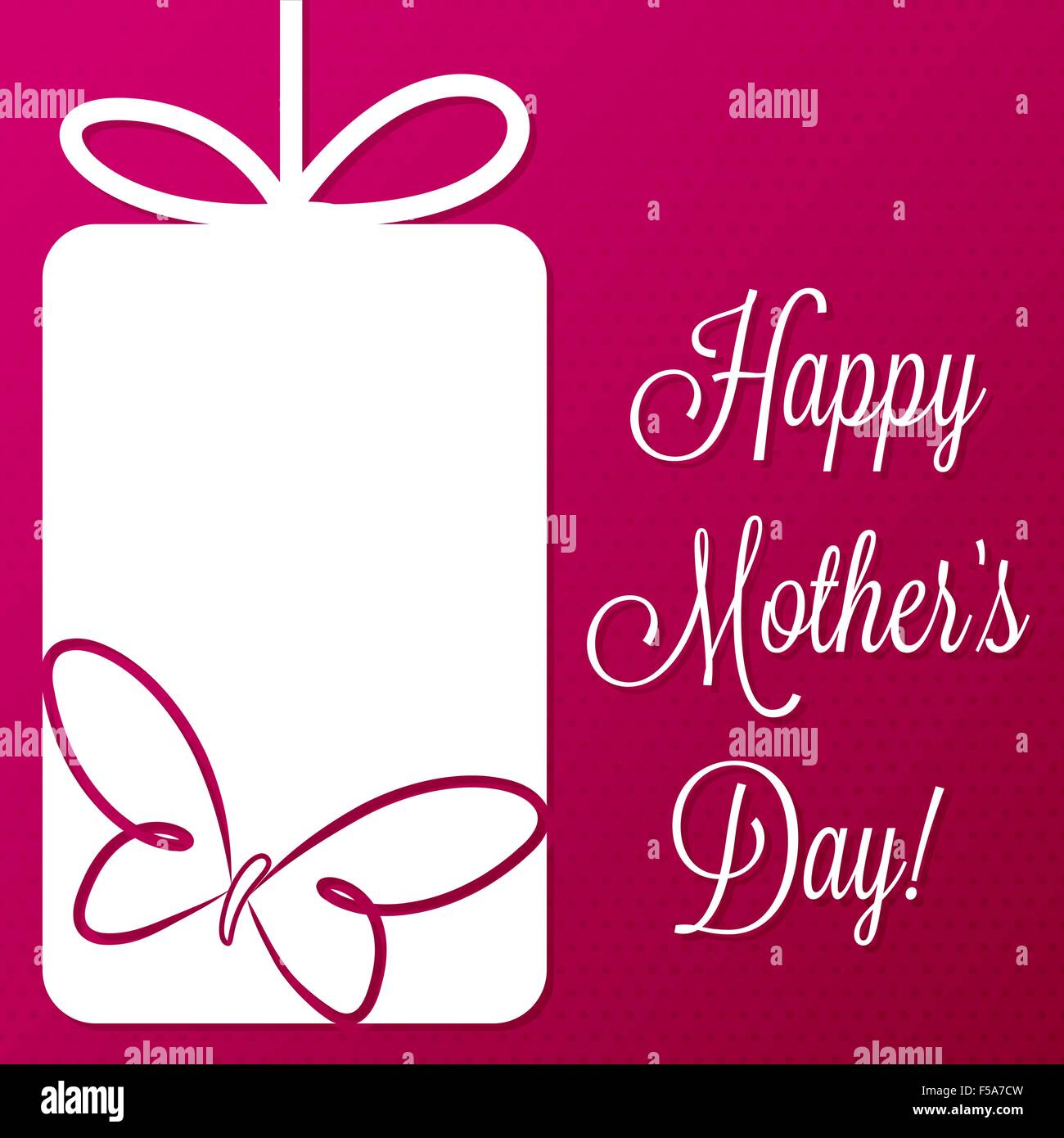 Butterfly Mother's Day cut out tag card in vector format Stock Vector ...