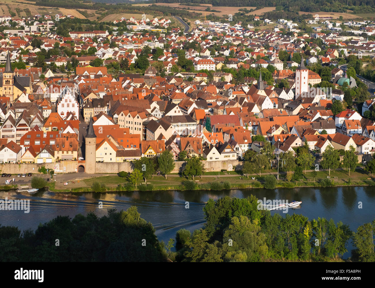 Karlstadt at river main hi-res stock photography and images - Alamy