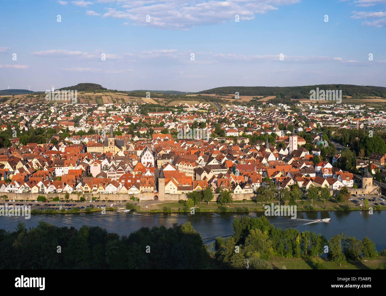 Karlstadt at river main hi-res stock photography and images - Alamy